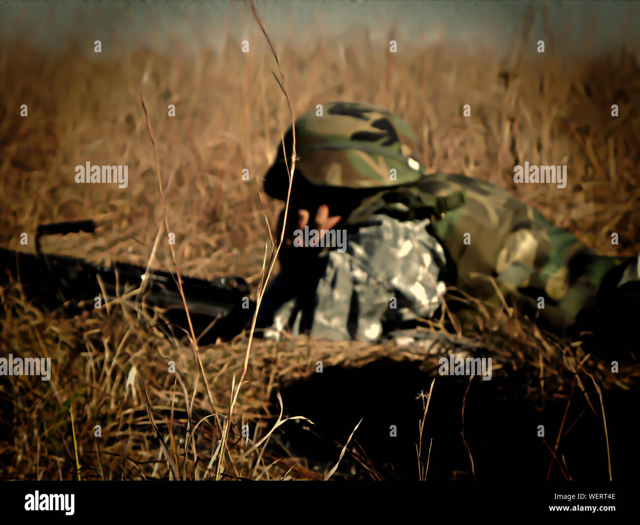 Army men field hi-res stock photography and images - Alamy