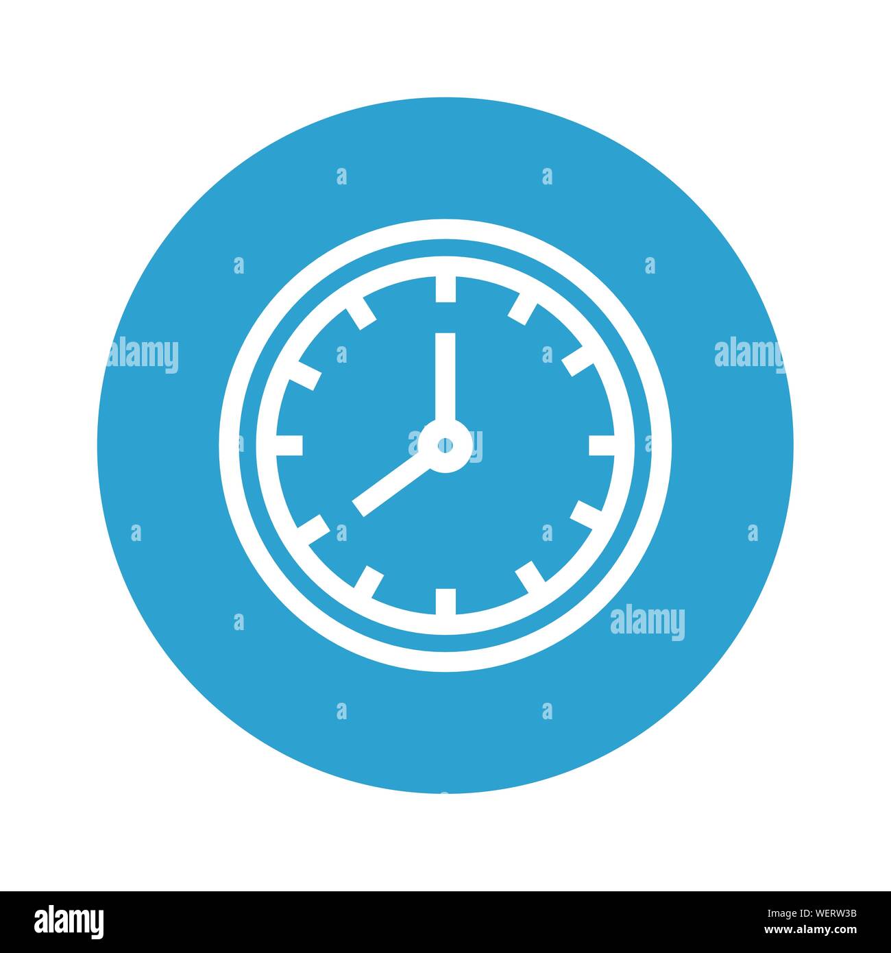 time clock hour isolated icon Stock Vector Image & Art - Alamy