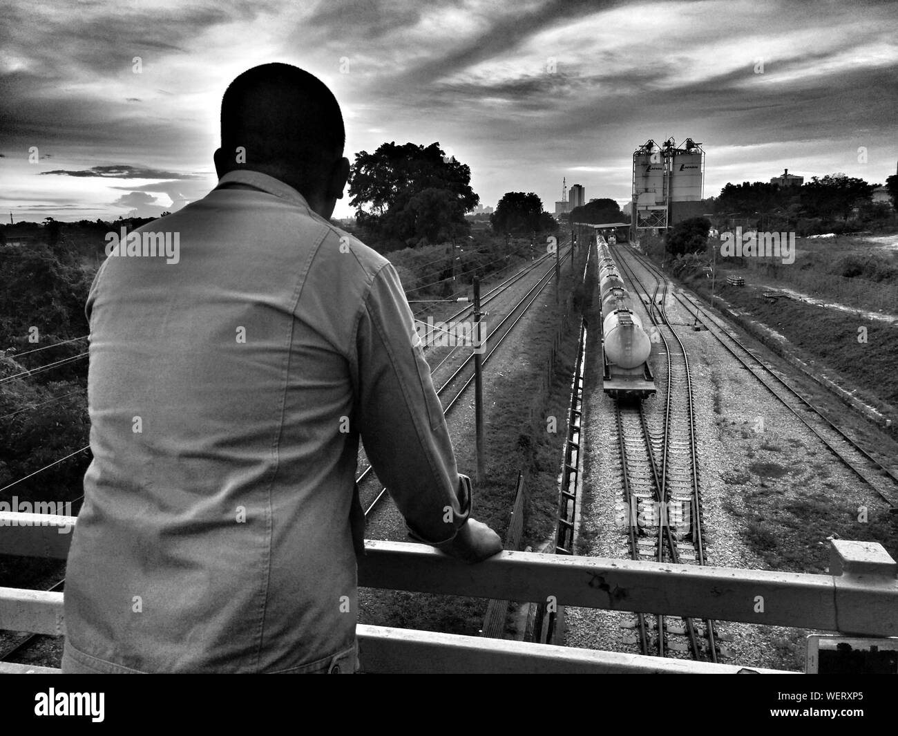 The train is standing hi-res stock photography and images - Alamy
