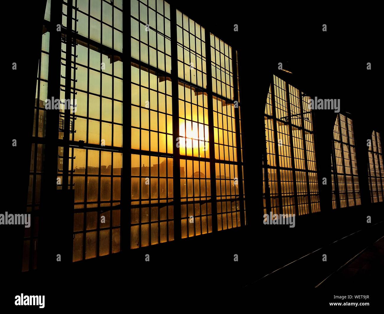 Sunset glass windows hi-res stock photography and images - Alamy