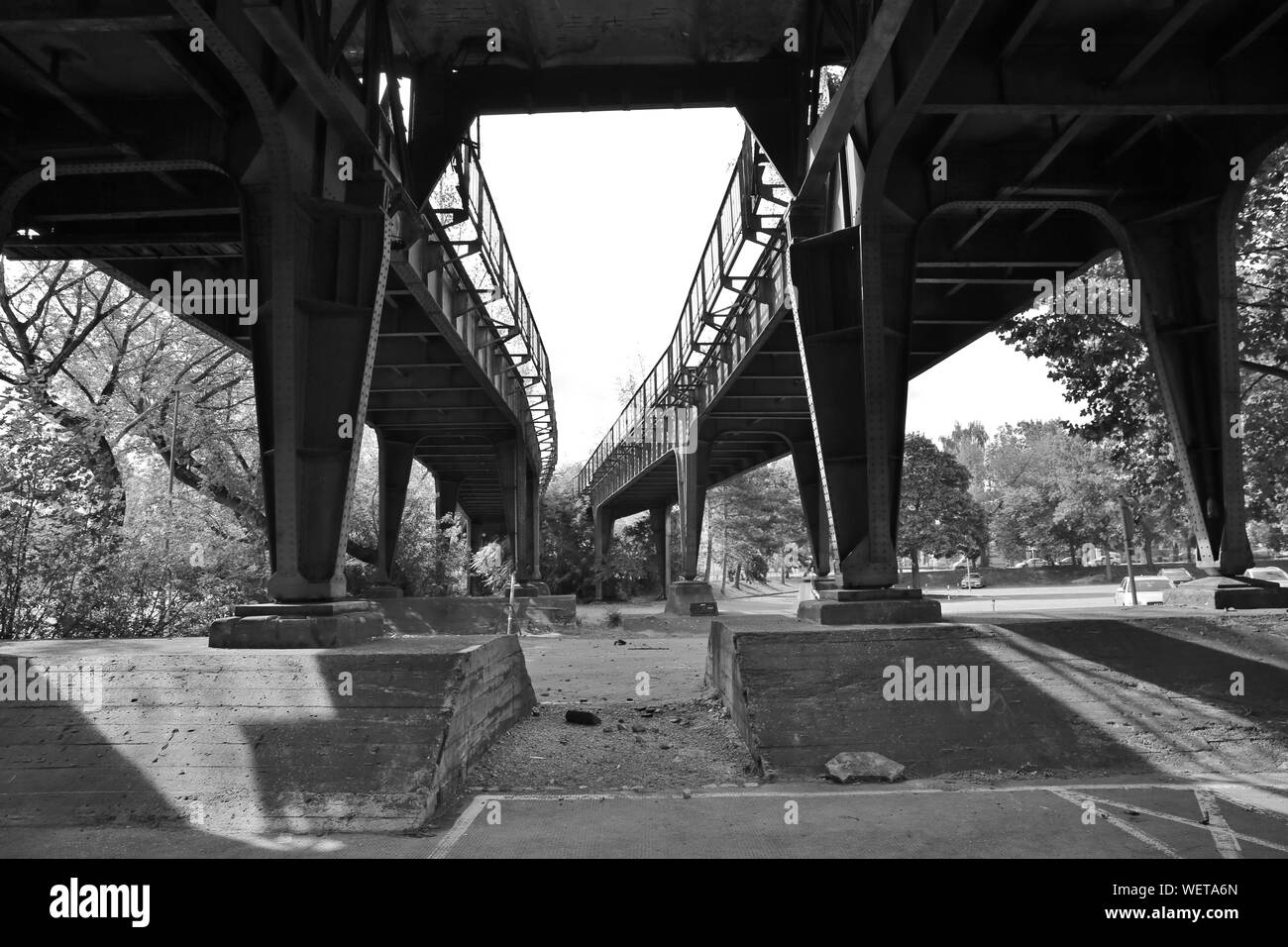 Interior Of Bridge Stock Photo - Alamy