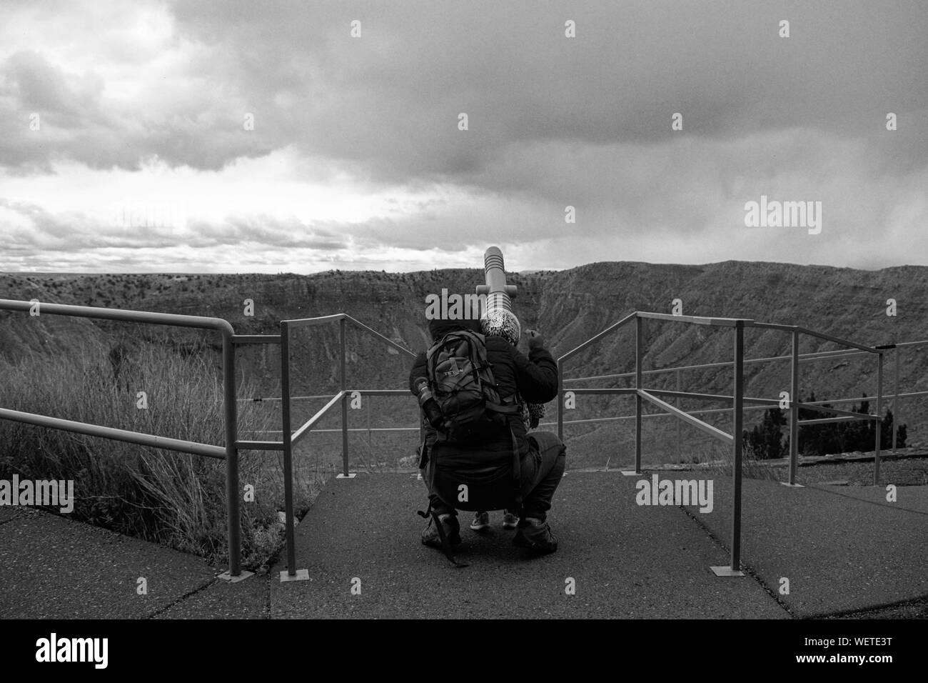 Family at an observation point hi-res stock photography and images - Alamy