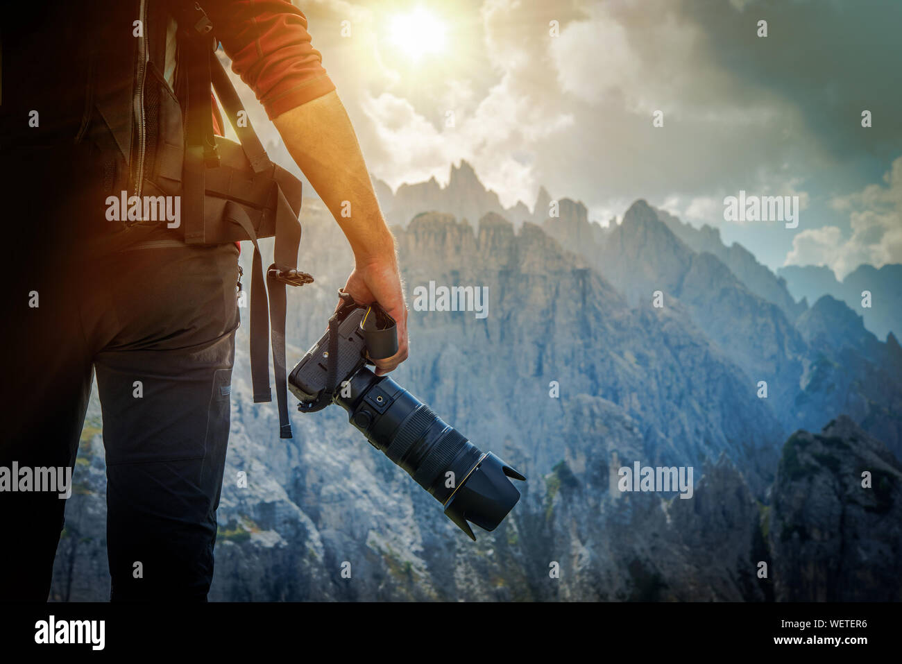 Professional camera man hi-res stock photography and images - Alamy