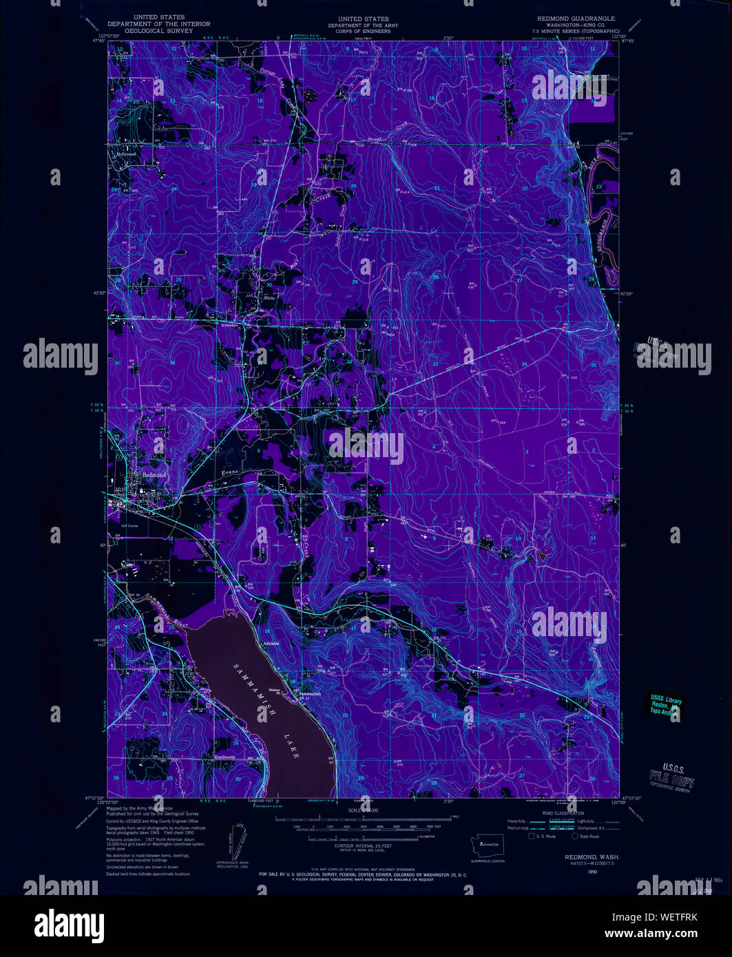 Map of redmond washington hi-res stock photography and images - Alamy