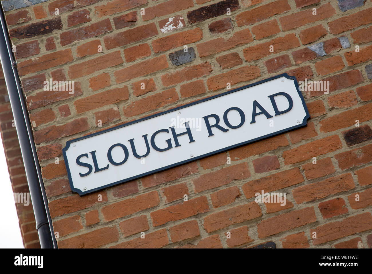 Slough Road Street Sign; Eton; Windsor; London Stock Photo - Alamy