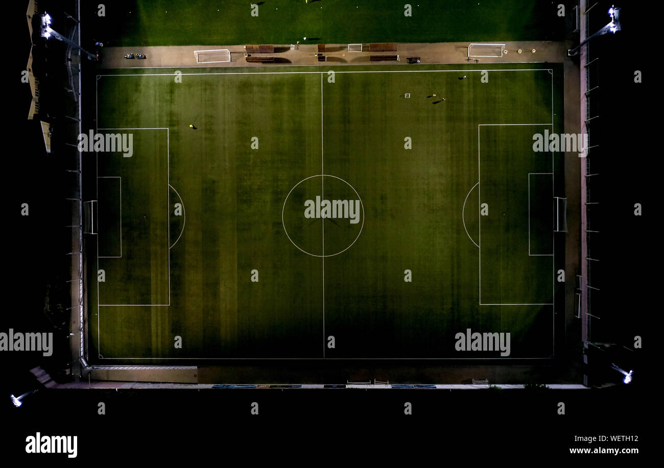 top view of the football field Stock Photo - Alamy