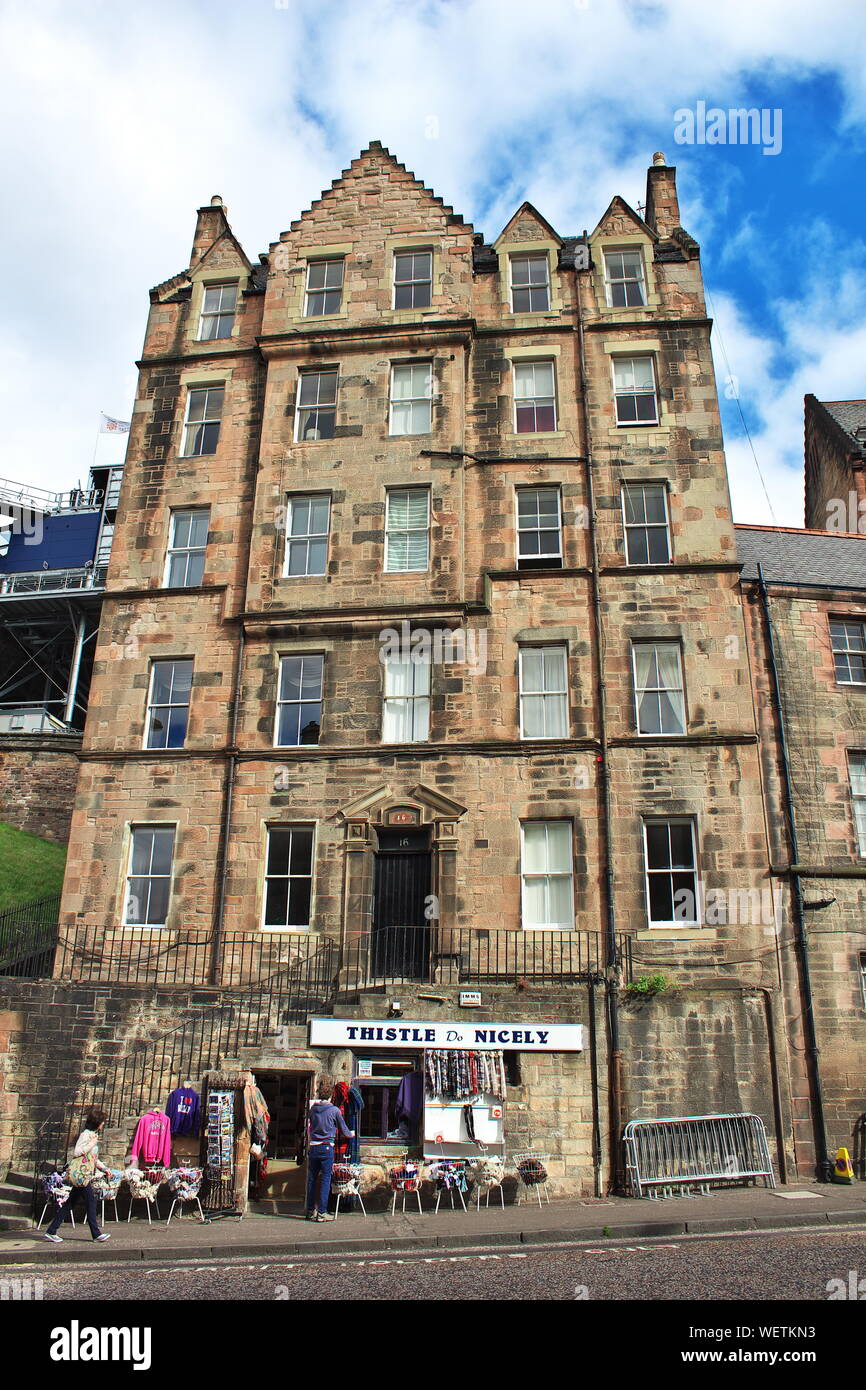 The building in Edinburgh, Scotland Stock Photo - Alamy