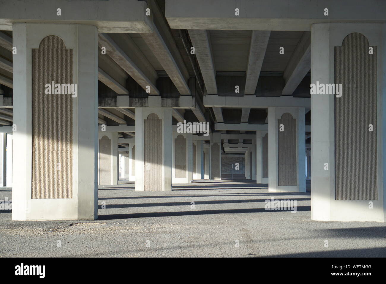 Road Below Bridge Stock Photo - Alamy