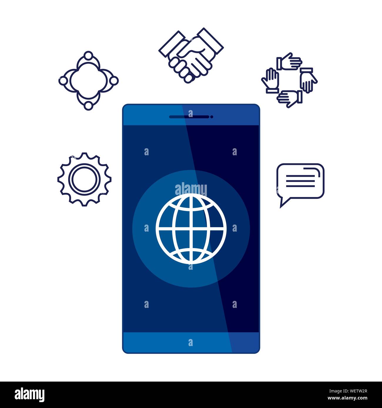 Browser setup Stock Vector Images - Alamy