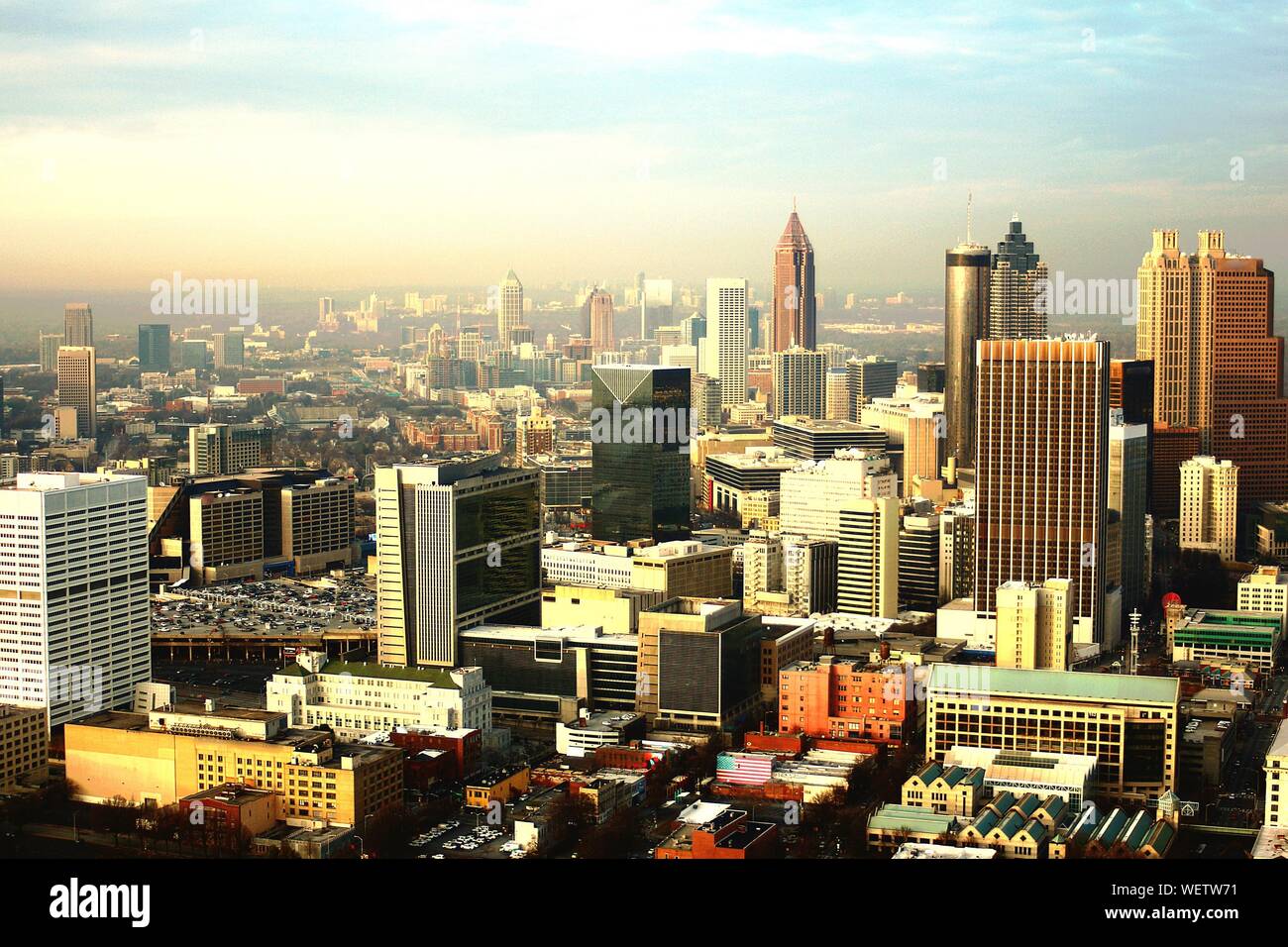 Aerial view atlanta city hi-res stock photography and images - Alamy