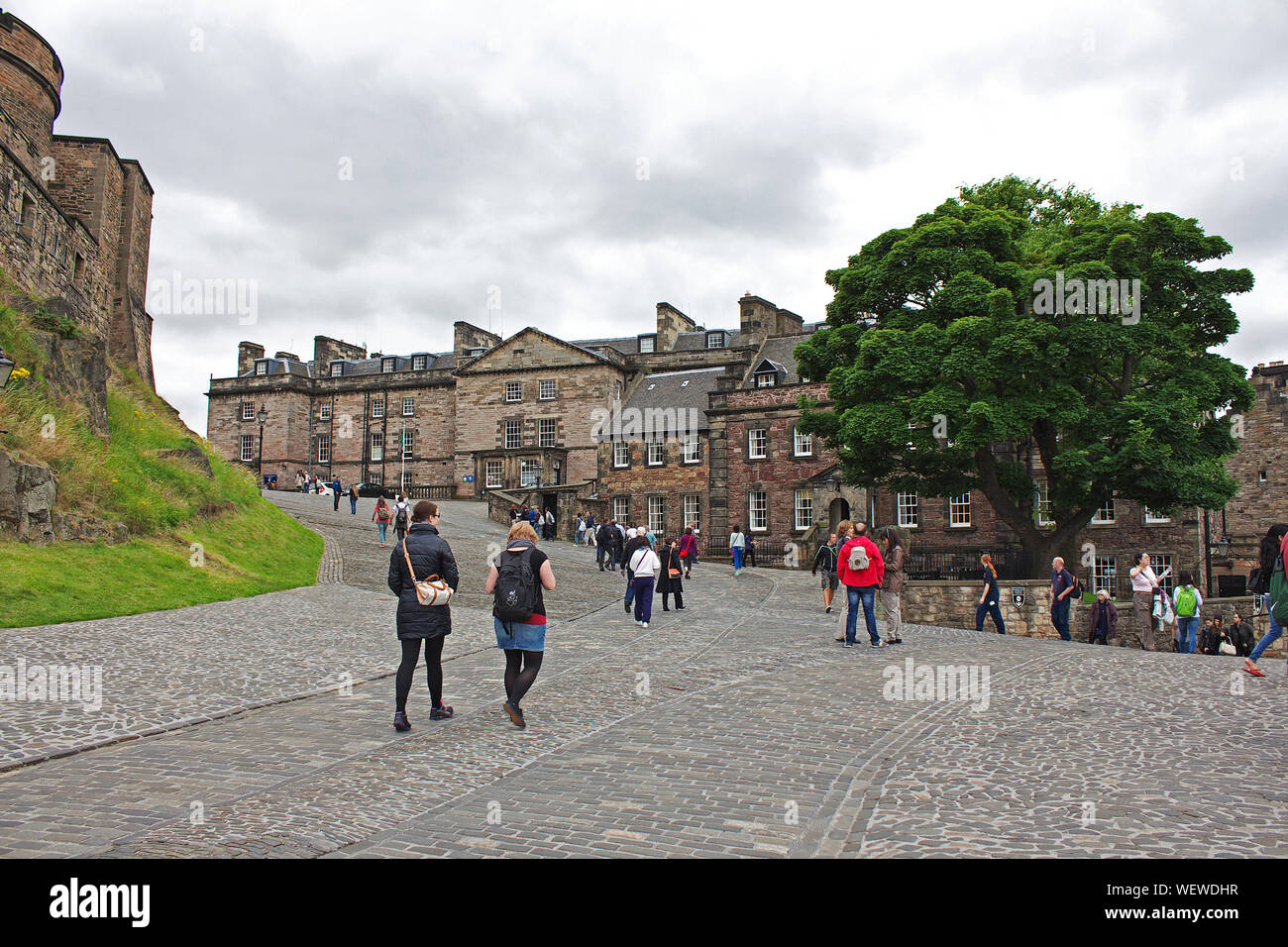 The castle in Edinburgh, Scotland Stock Photo - Alamy