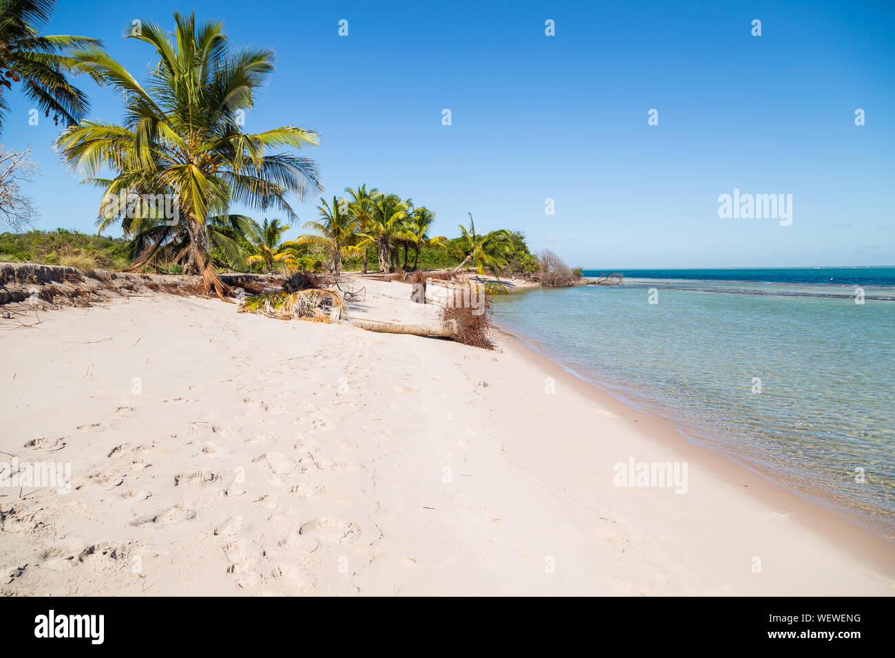 Beautiful tranquil isolated beach clean hi-res stock photography and ...