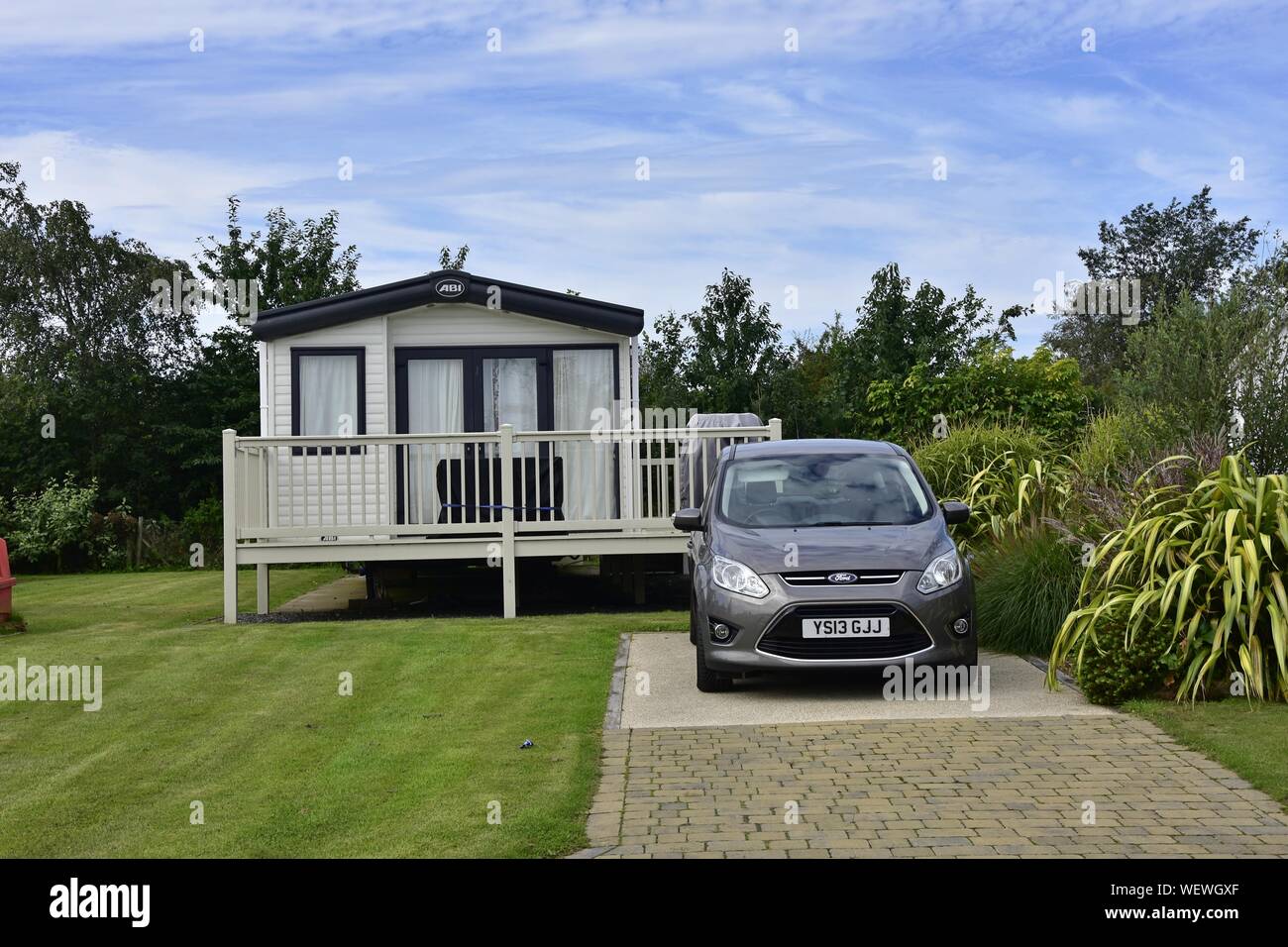 Static Caravan Veranda High Resolution Stock Photography and Images - Alamy