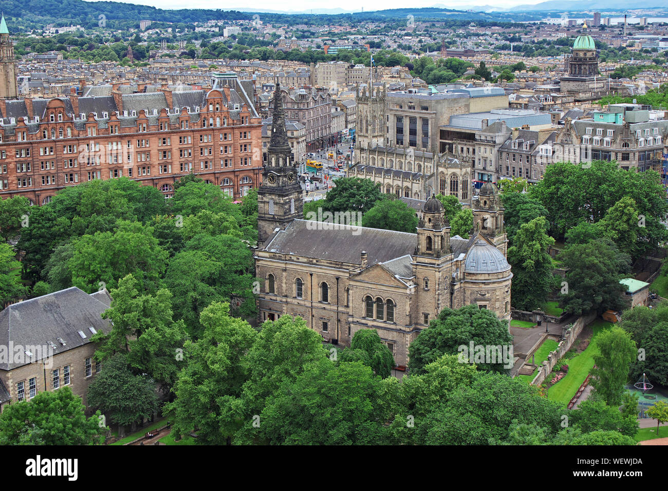 The building in Edinburgh, Scotland Stock Photo - Alamy