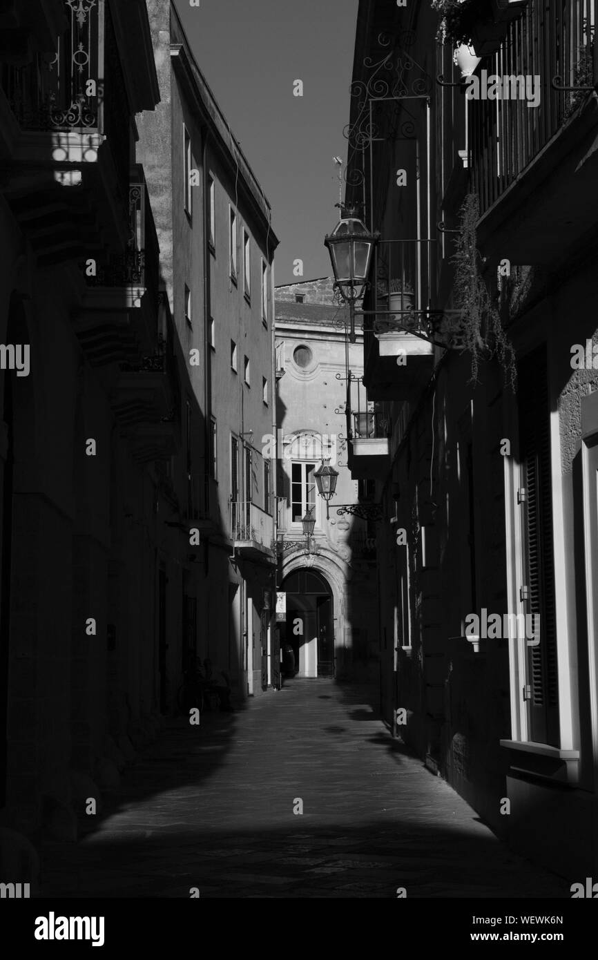 Narrow Angle View Black and White Stock Photos & Images - Alamy