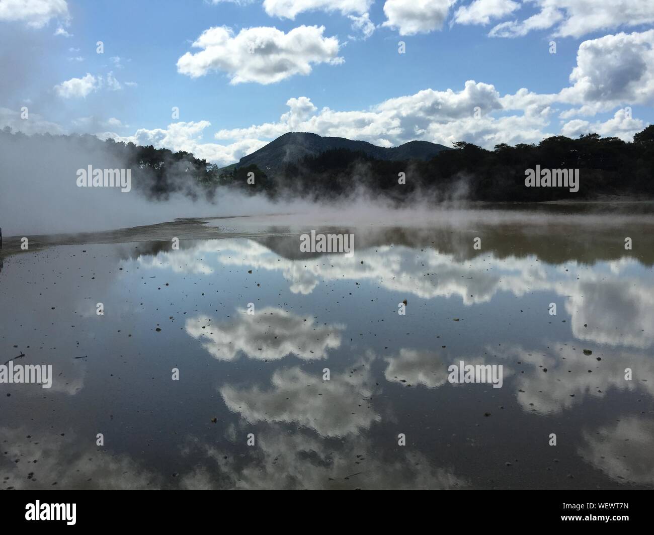 Steam from hot pool hi-res stock photography and images - Alamy