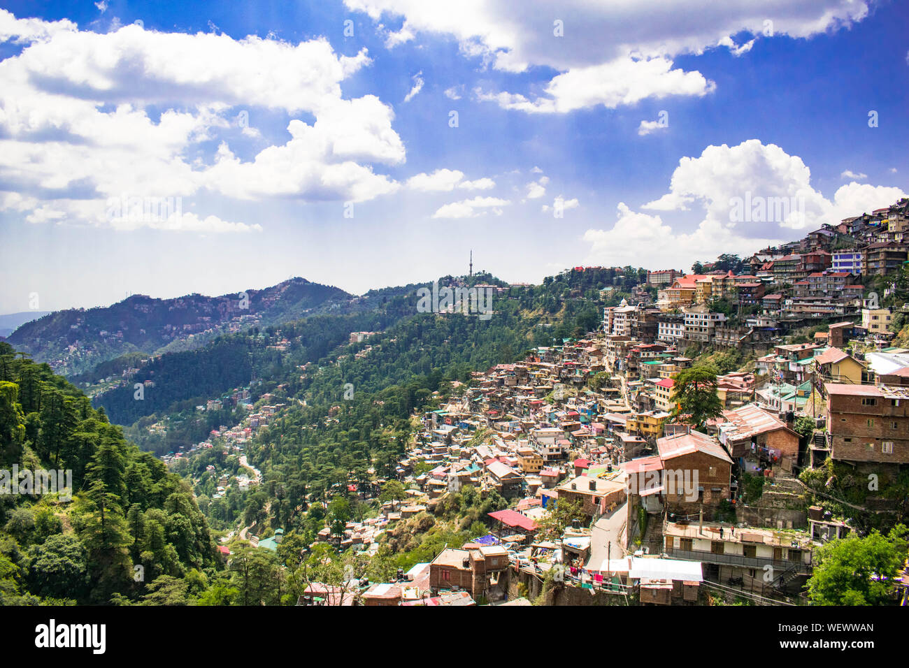 Traditional shimla buildings hi-res stock photography and images - Alamy
