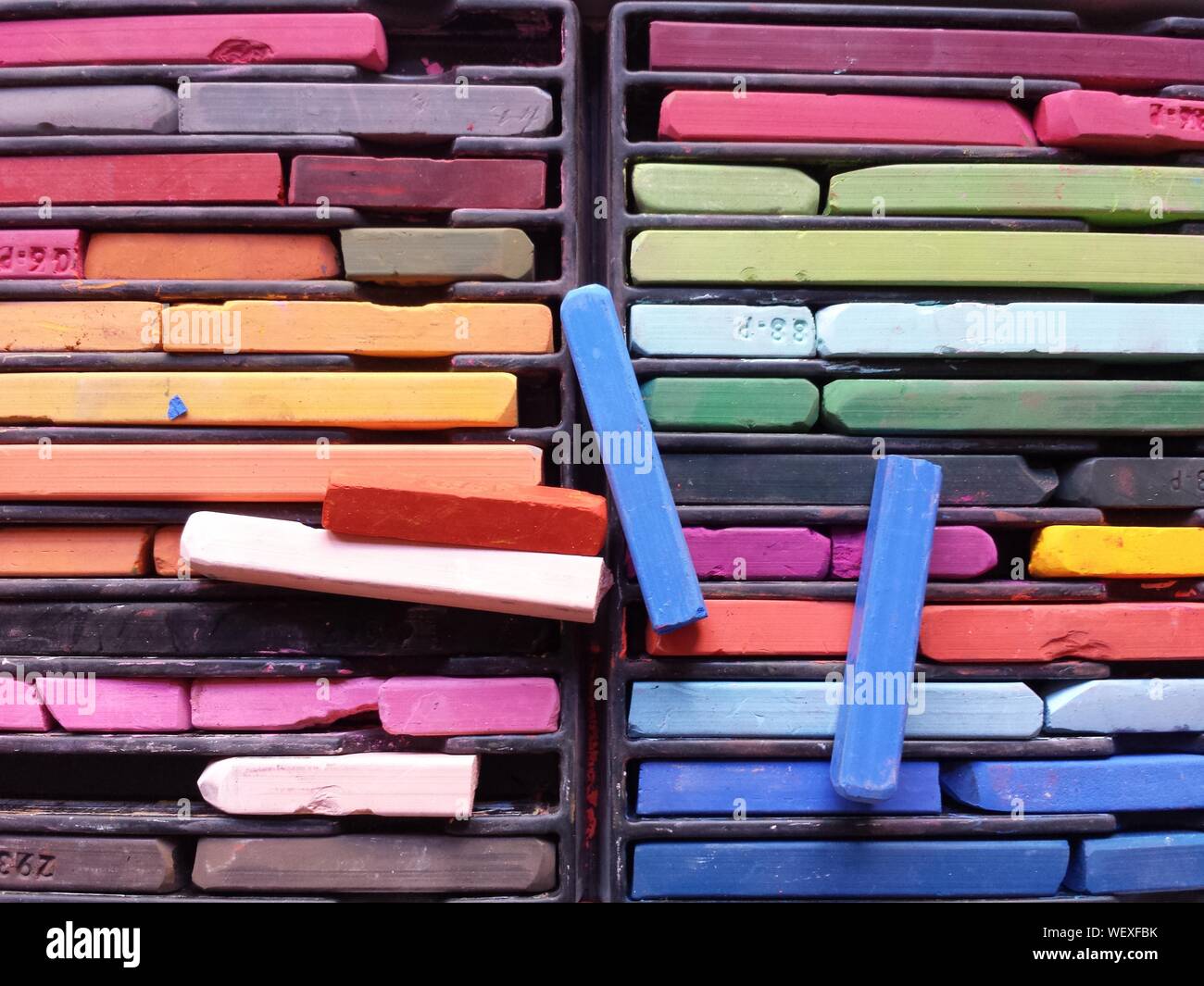 Crayon container hi-res stock photography and images - Alamy