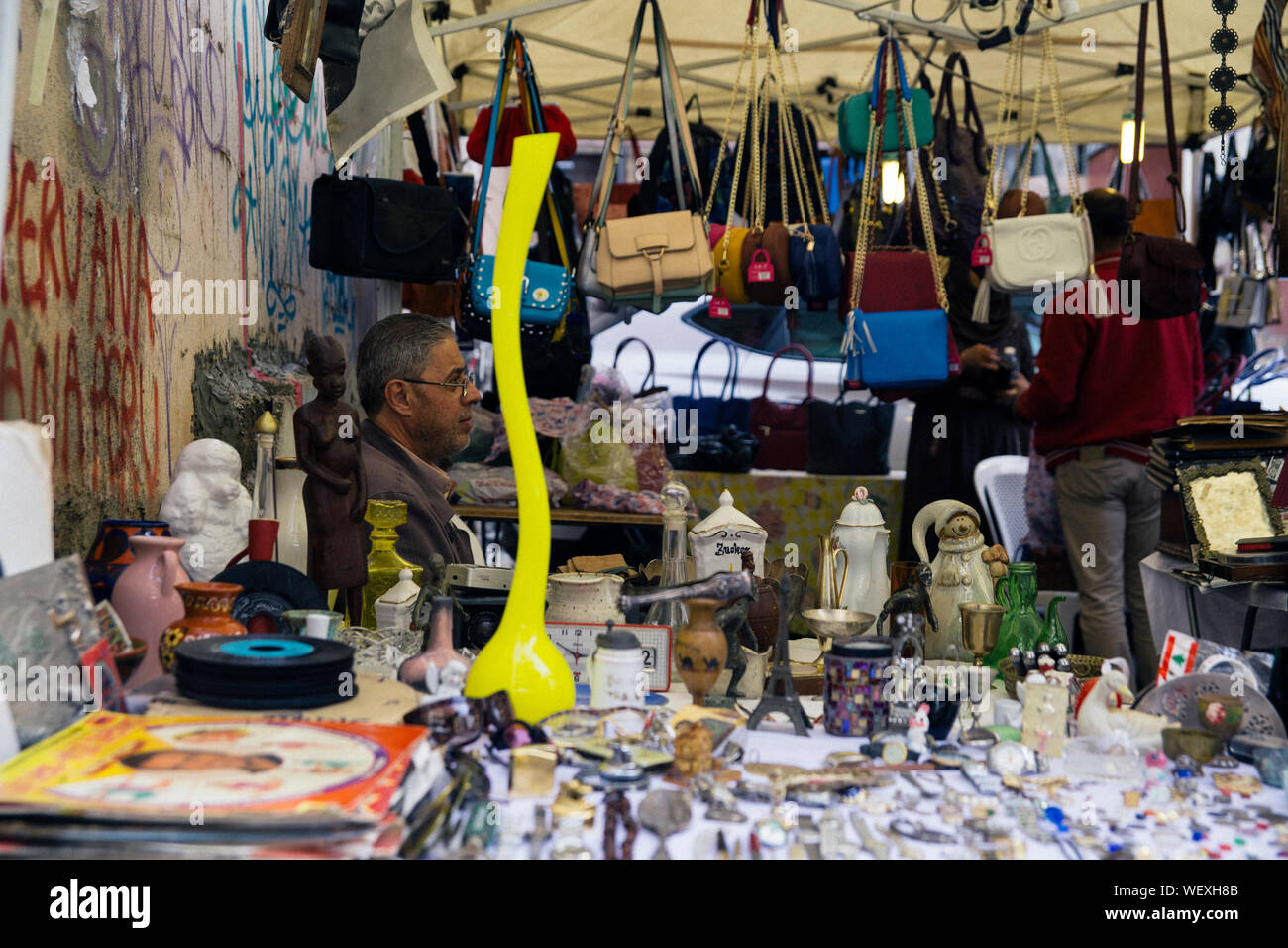 traditional market in the street of beirut Stock Photo - Alamy