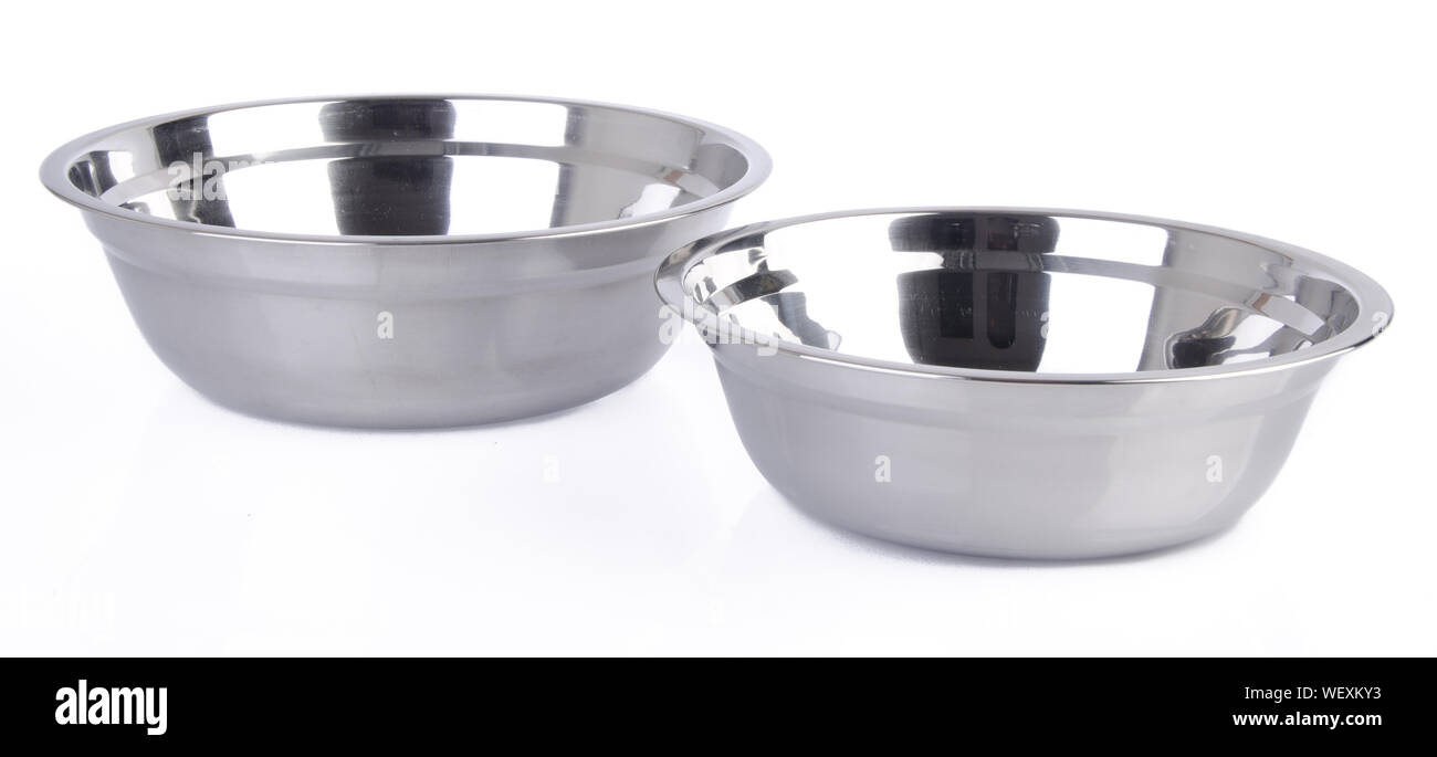 Two metal bowls hi-res stock photography and images - Alamy