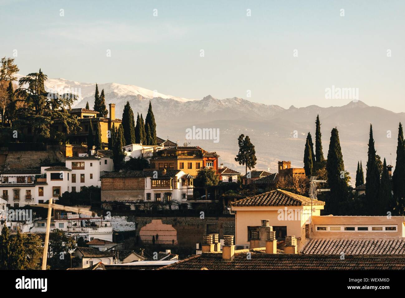 Spanish mountain town hi-res stock photography and images - Alamy