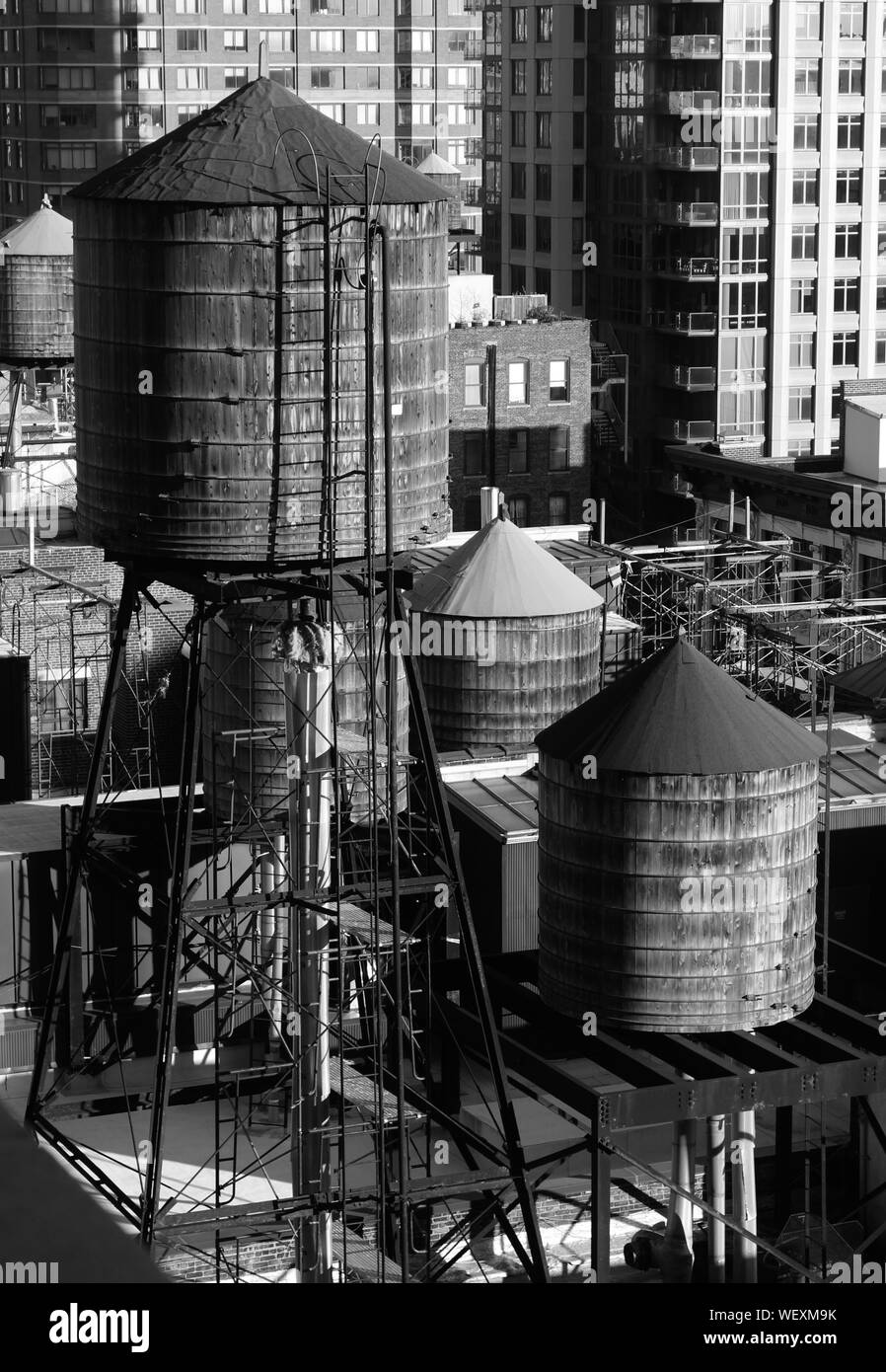 Silos silos Black and White Stock Photos & Images - Alamy