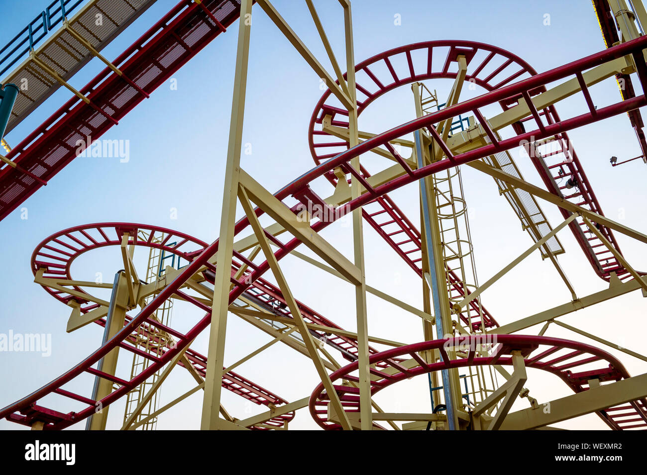 Rollercoaster Loop The Loop High Resolution Stock Photography and ...