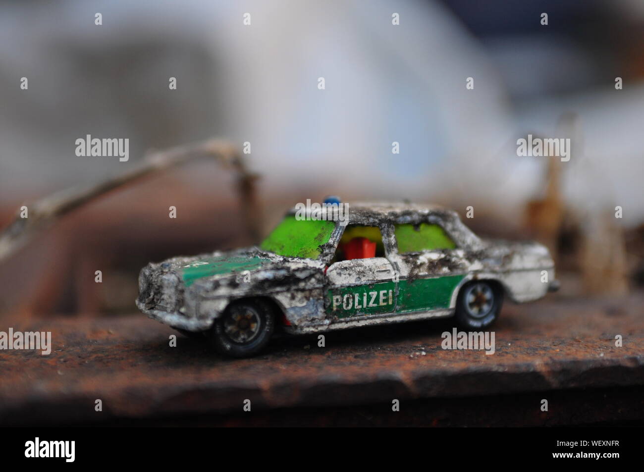 Abandoned toy car hi-res stock photography and images - Alamy
