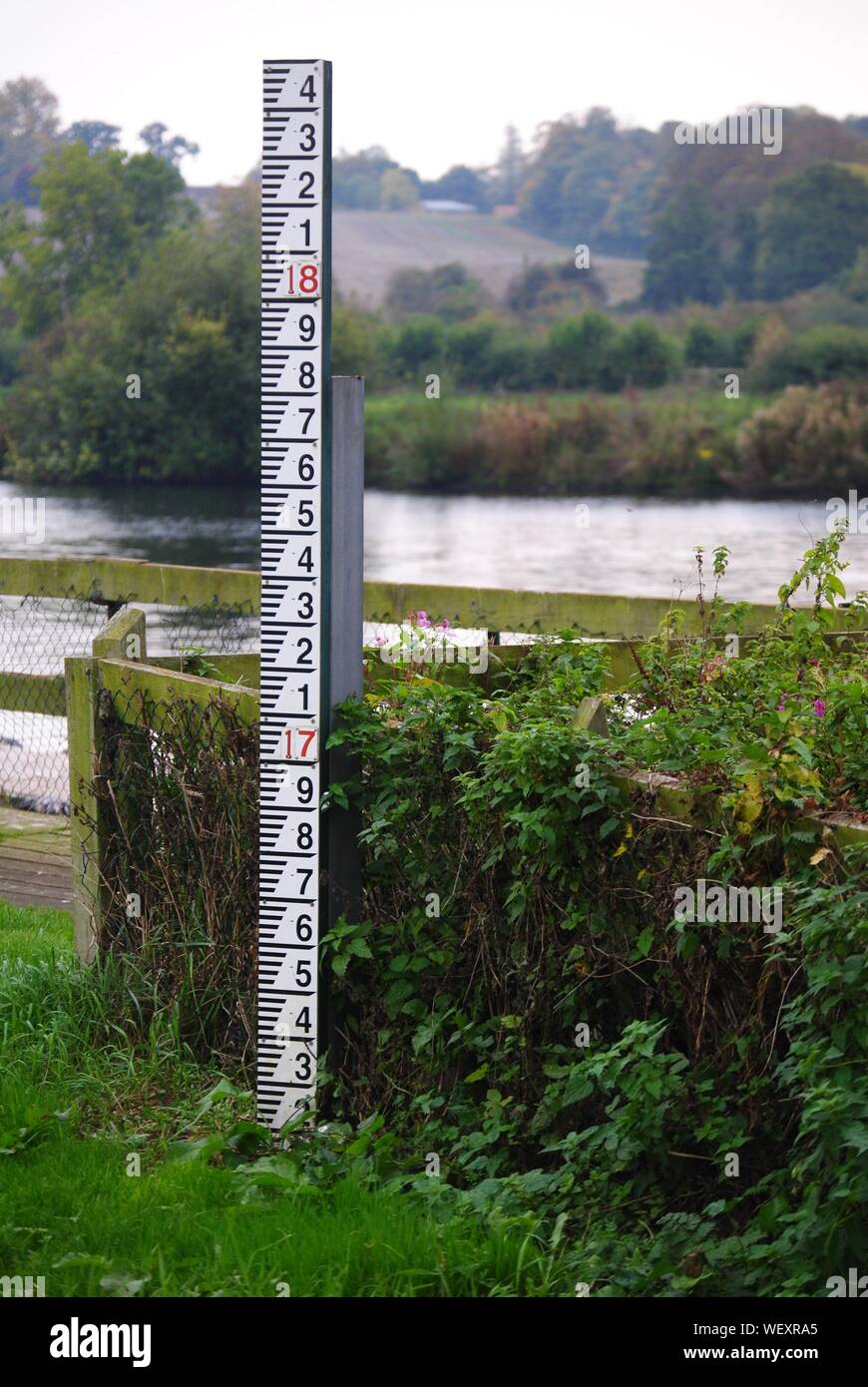 Water depth marker hi-res stock photography and images - Alamy