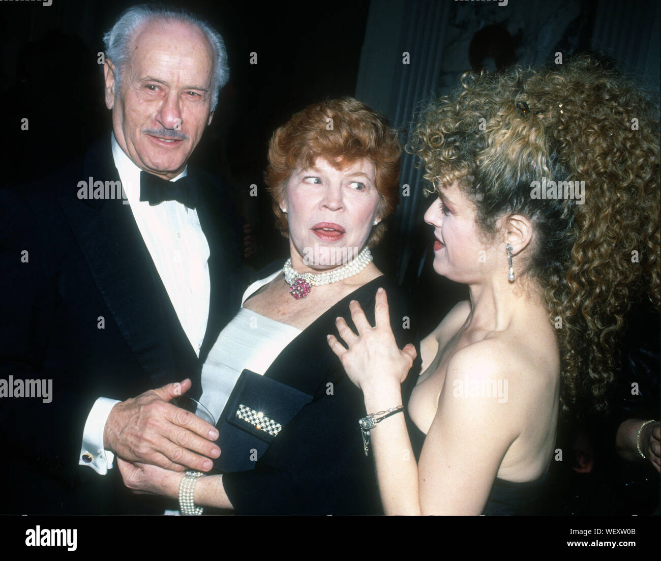 Eli Wallach, Anne Jackson, Bernadette Peters, 1980s, Photo By John ...