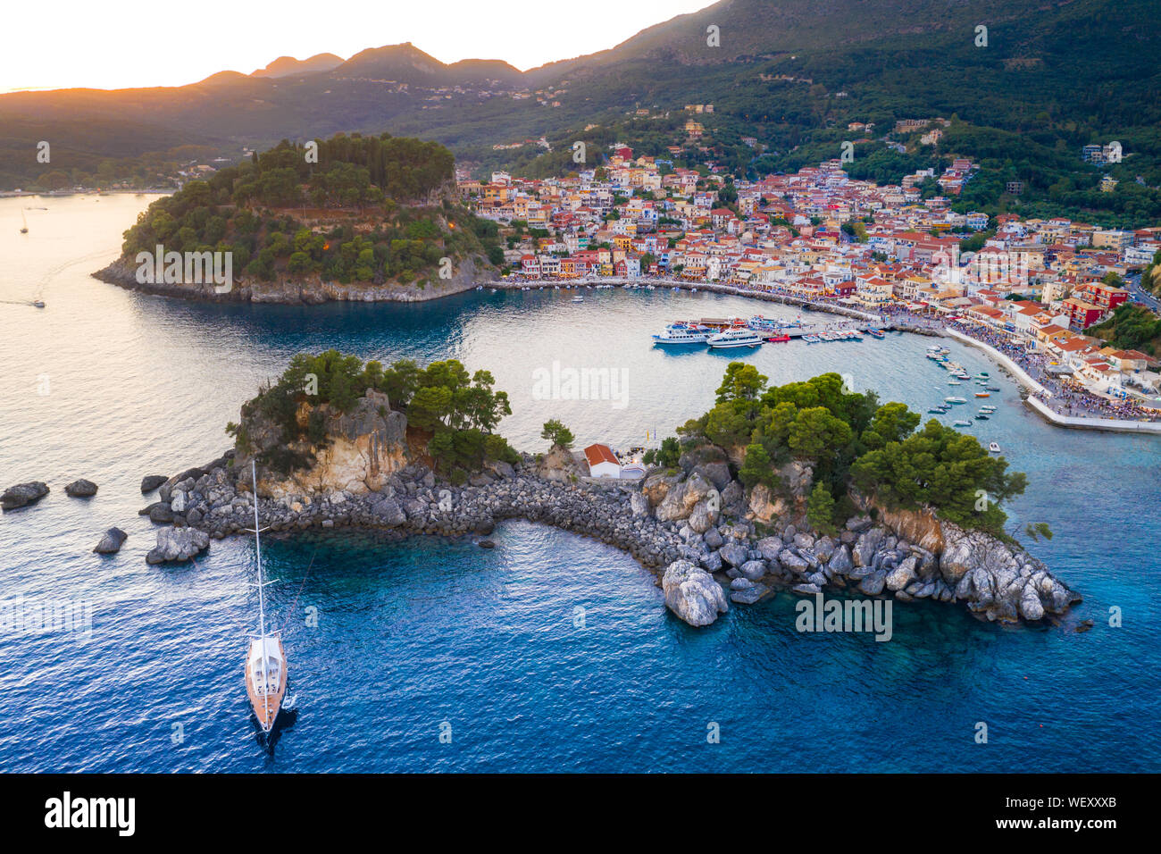 Landscape panoramic harbor view hi-res stock photography and images - Alamy
