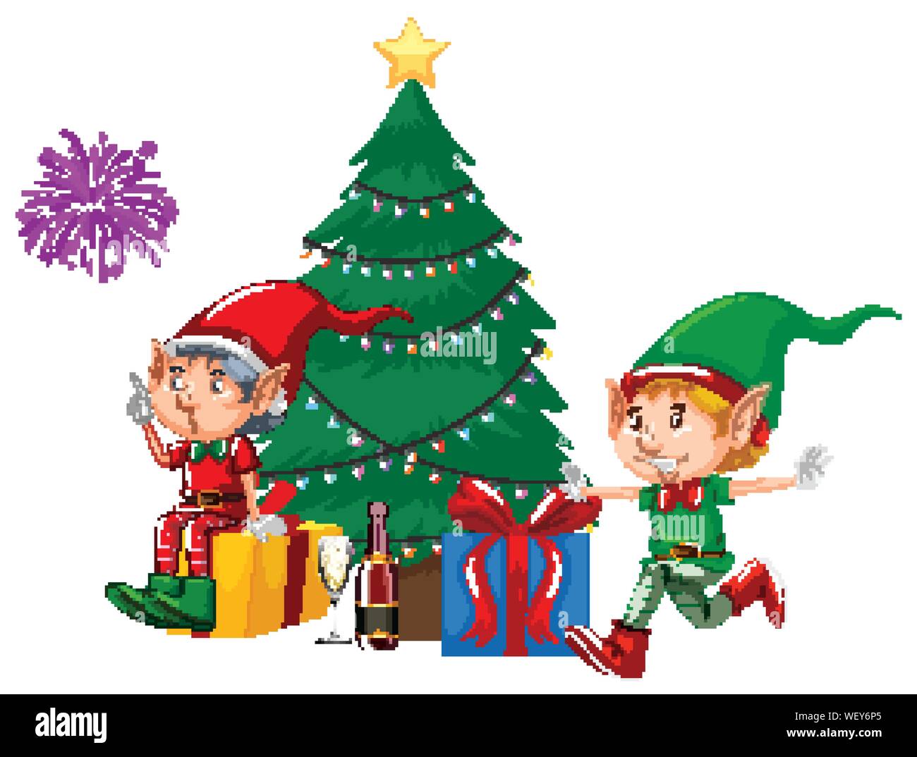 Two elves hi-res stock photography and images - Alamy