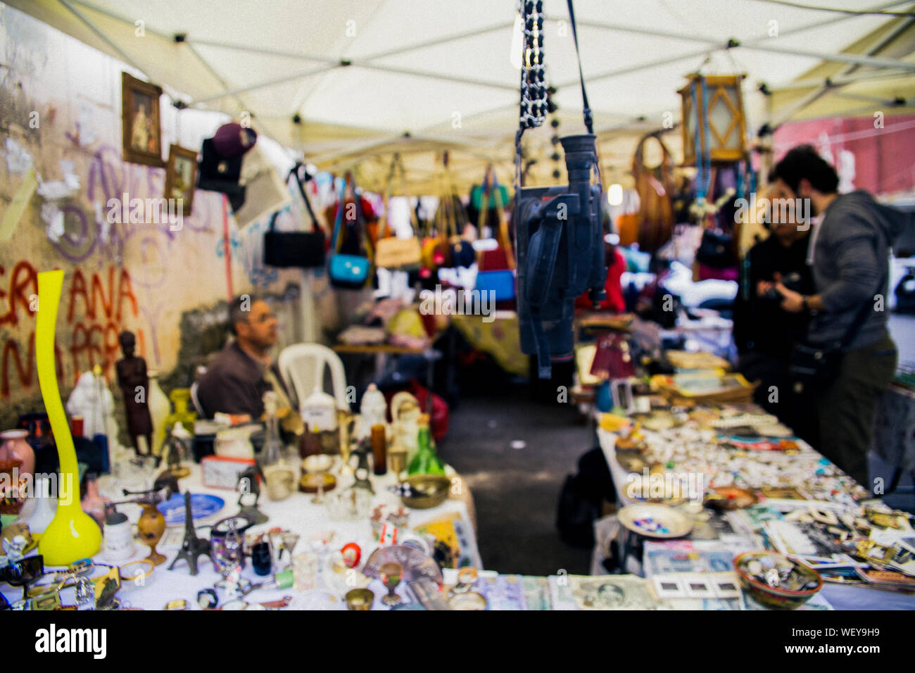 traditional market in the street of beirut Stock Photo - Alamy