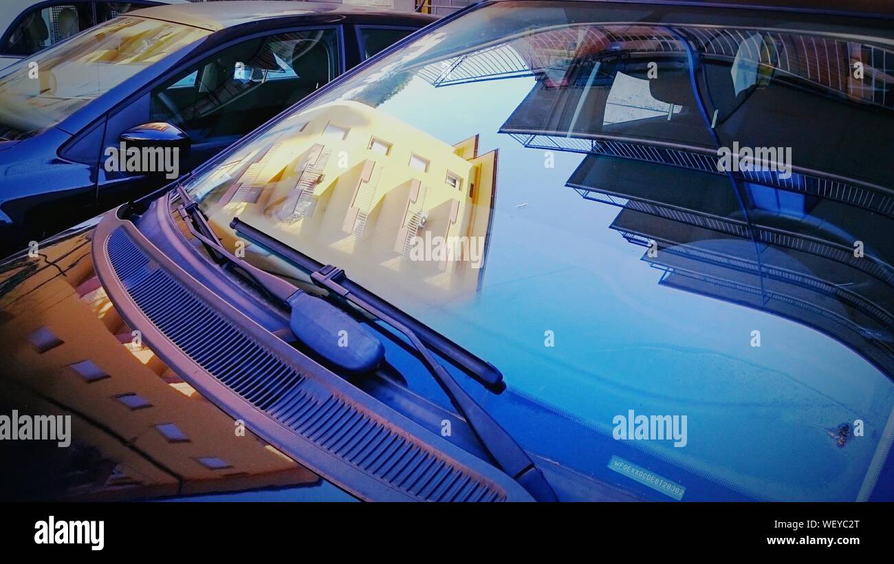 Reflection building in windshield hi-res stock photography and images ...