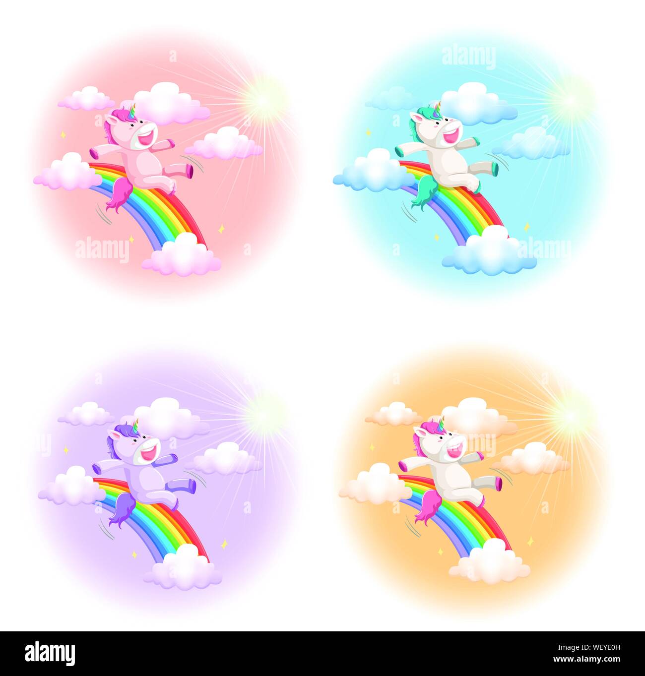 Unicorns and rainbows hi-res stock photography and images - Alamy