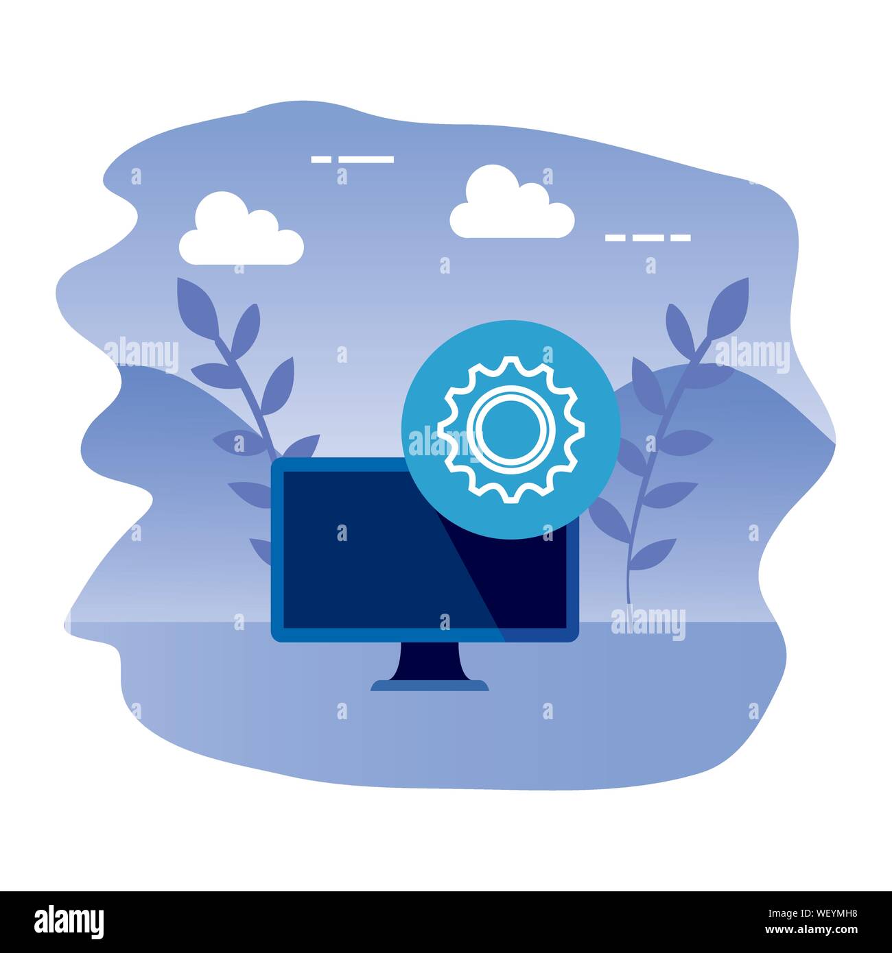 Electronic device setup Cut Out Stock Images & Pictures - Alamy