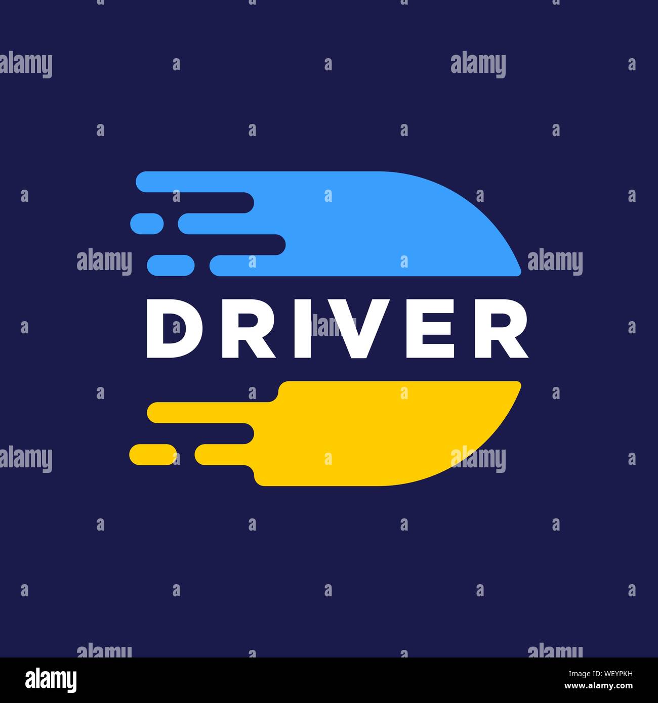 Motion Speed Line Letter D Logo Design Template Element Stock Vector ...