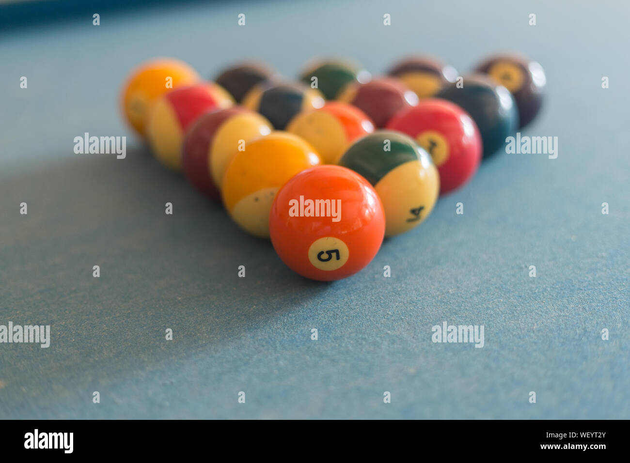 Set up billiard balls hi-res stock photography and images - Alamy