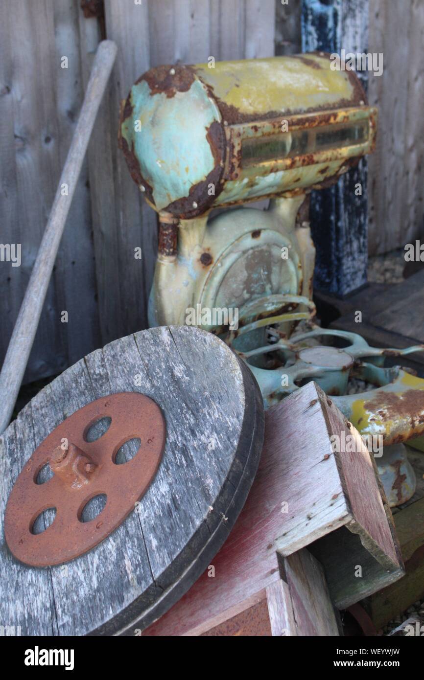 collection salvage amish farm wisconsin Stock Photo - Alamy