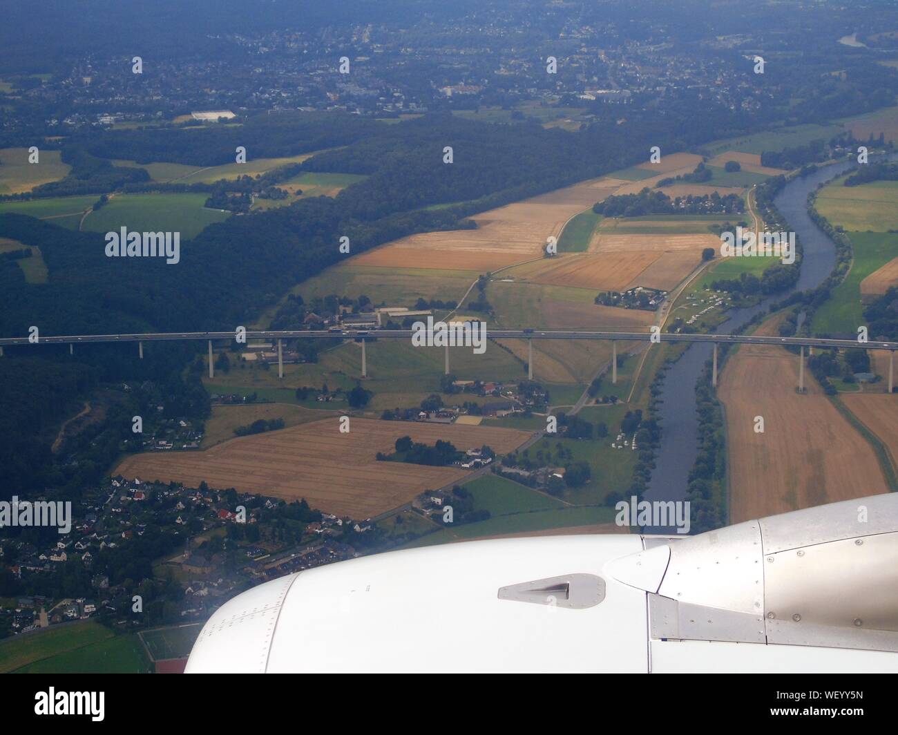 Farm bridge nature aerial hi-res stock photography and images - Alamy