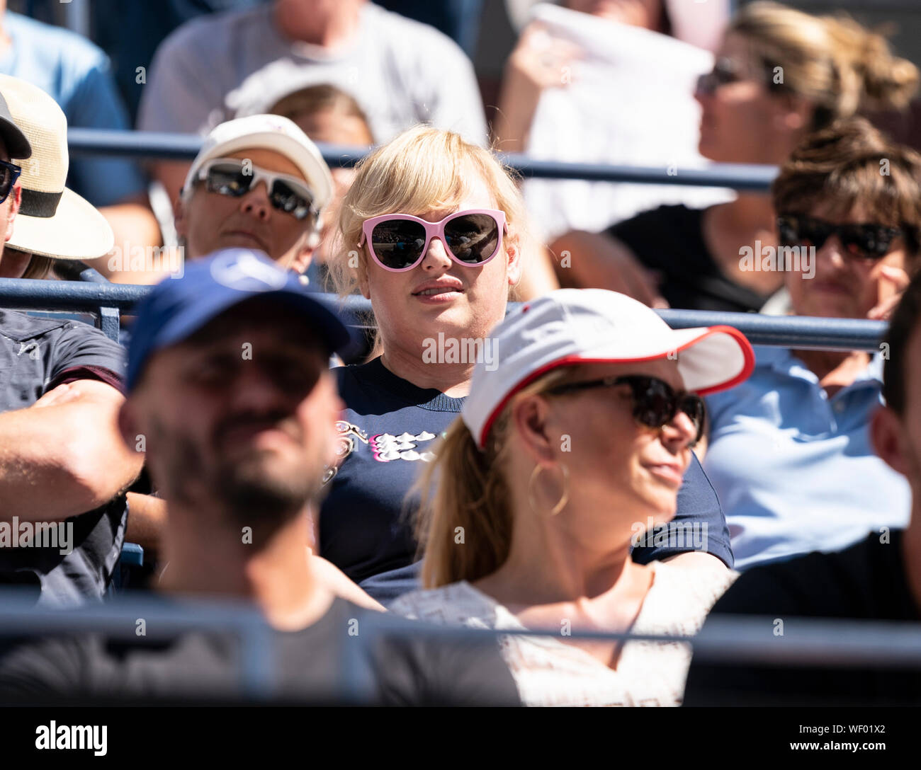 New York, NY - August 30, 2019: Rebel Wilson attends round 3 of US Open ...