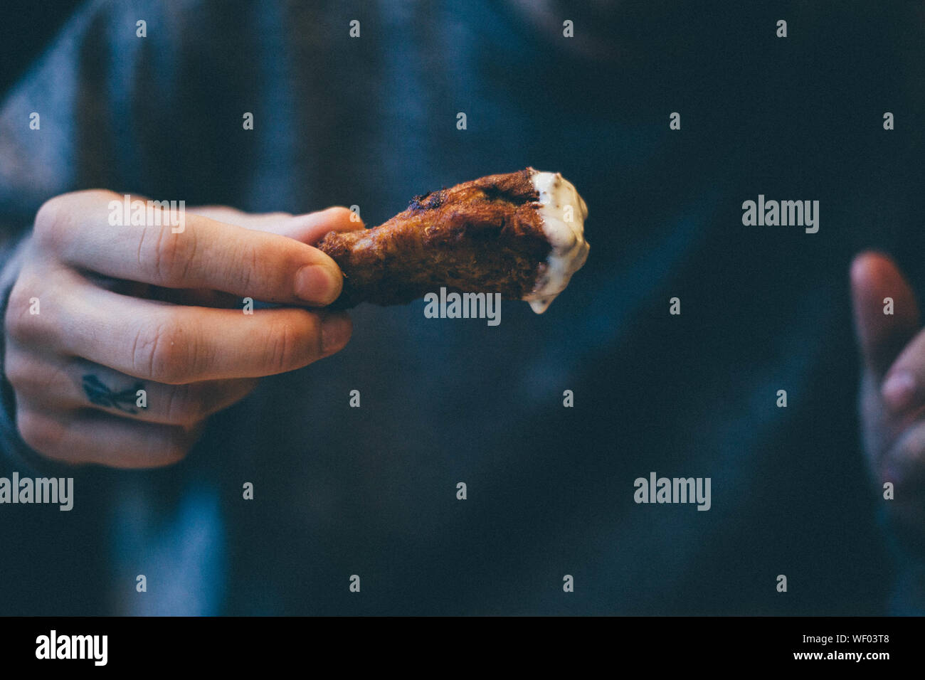Chicken man eating hi-res stock photography and images - Alamy
