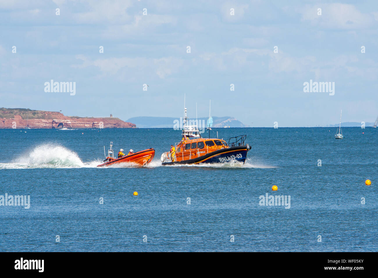Inflatable lifeboats hi-res stock photography and images - Alamy