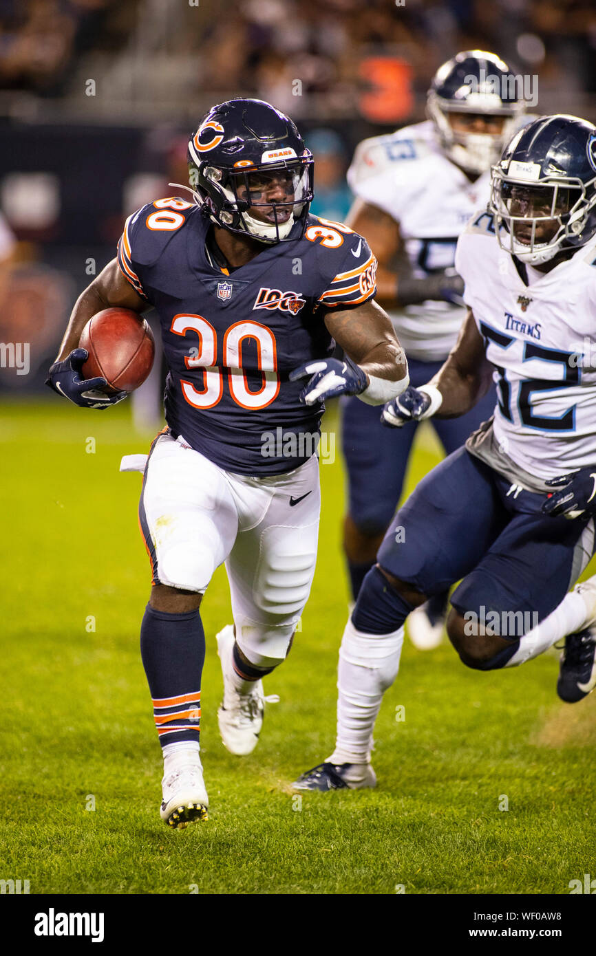 August 29, 2019: Chicago, Illinois, U.S. - Bears #30 Josh Caldwell in ...