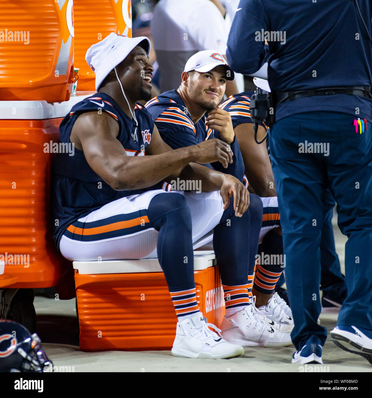 August 29, 2019: Chicago, Illinois, U.S. - Bears #52 Khalil Mack and ...