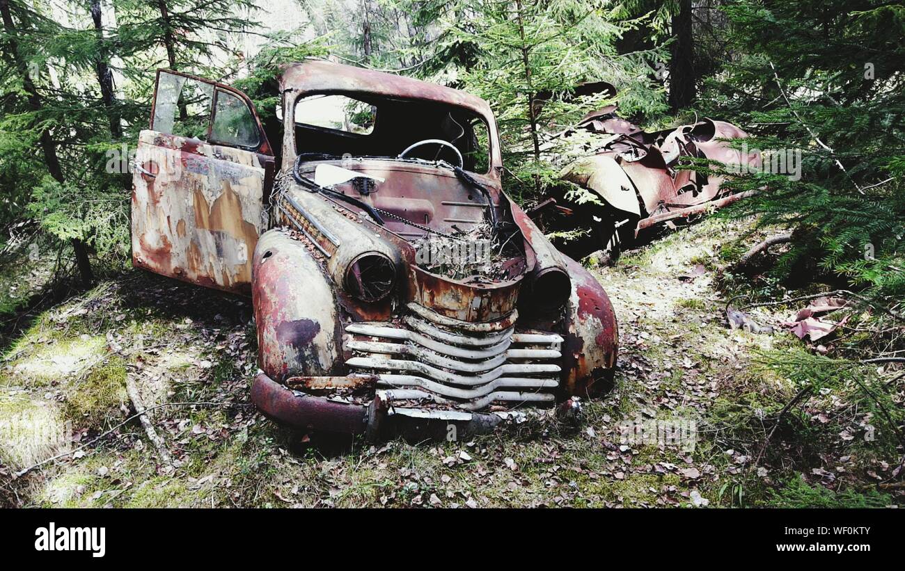 Rotting car hi-res stock photography and images - Alamy
