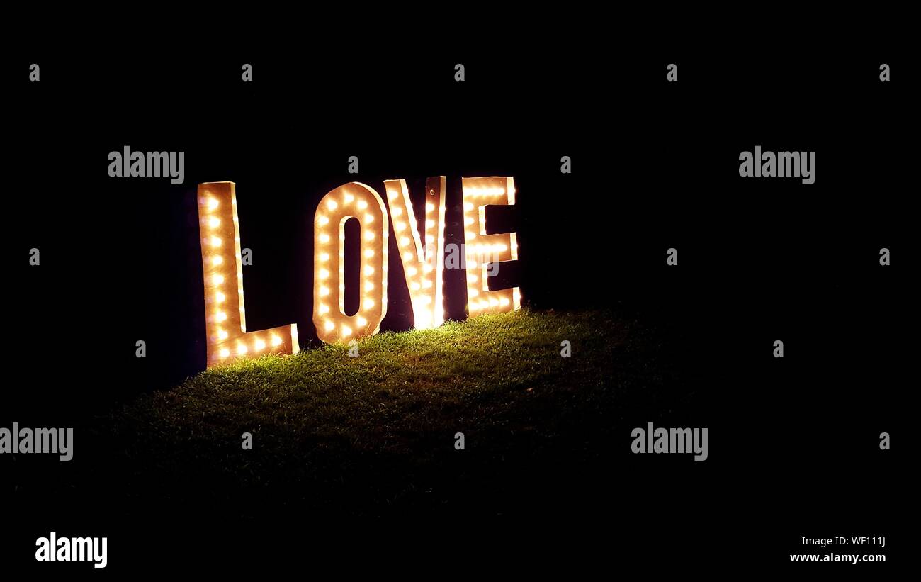 Text night hi-res stock photography and images - Alamy