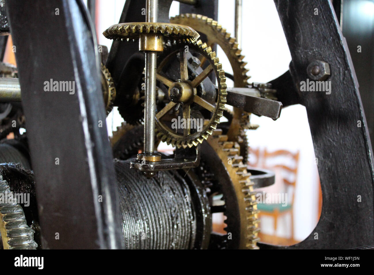 Old clock mechanism hi-res stock photography and images - Alamy