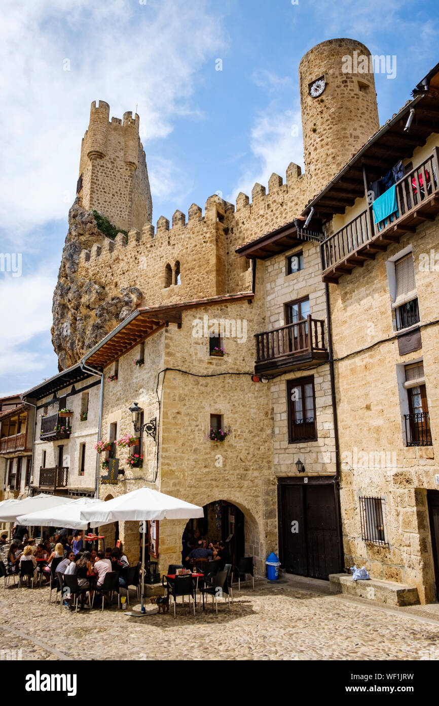 Magnificent medieval castle and village of Frías, Burgos Province ...