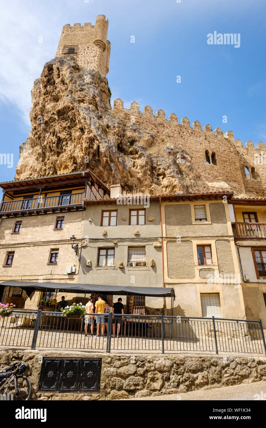 Magnificent medieval castle and village of Frías, Burgos Province ...